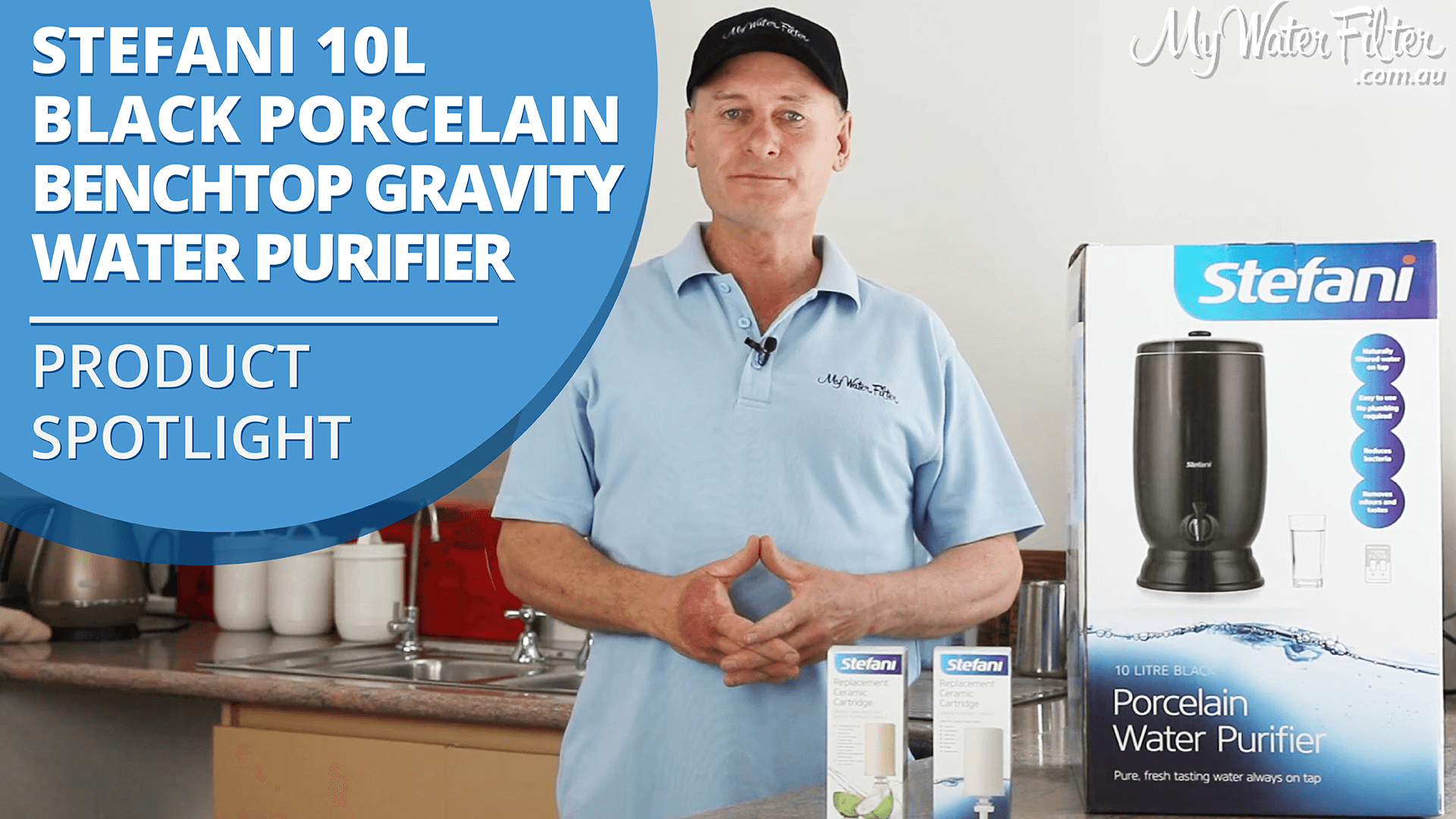 Stefani 10L Porcelain Benchtop Gravity Purifier [Product Spotlight]