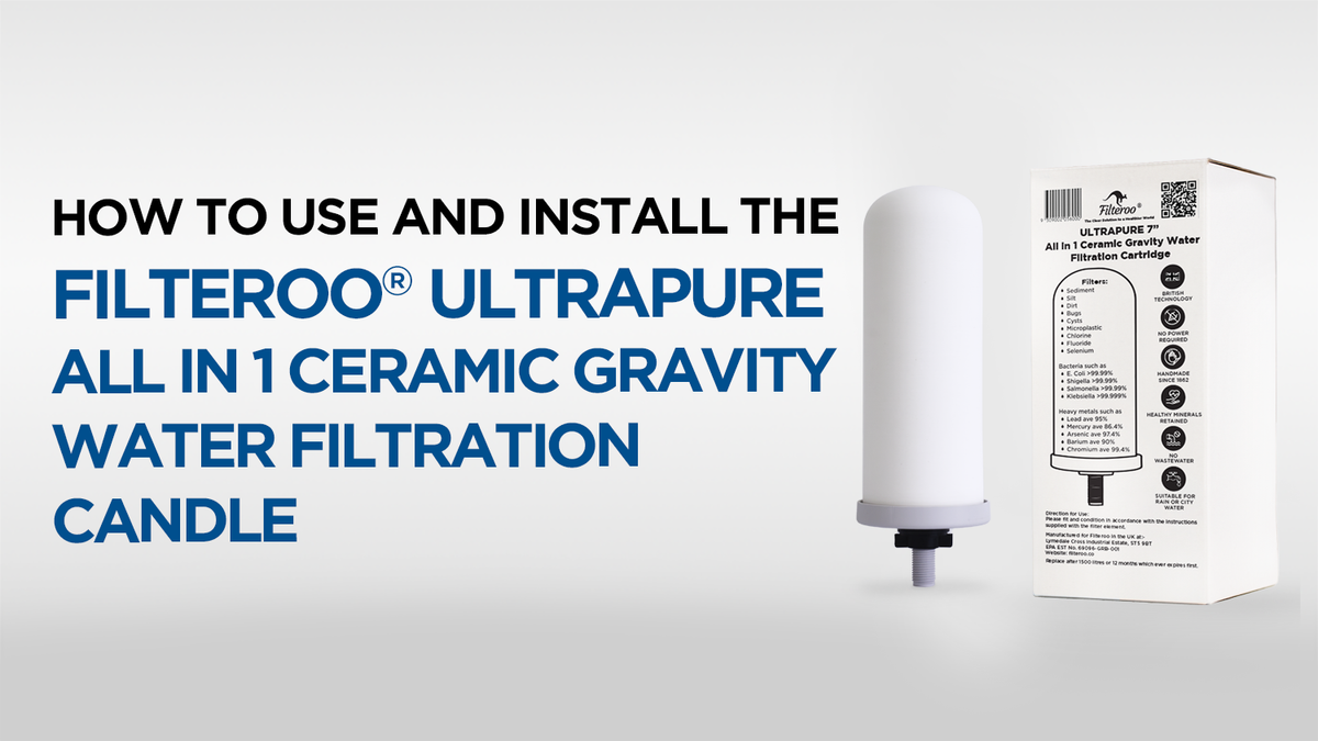 How to Setup Your Filteroo® ULTRAPURE All in 1 Ceramic Gravity Water F