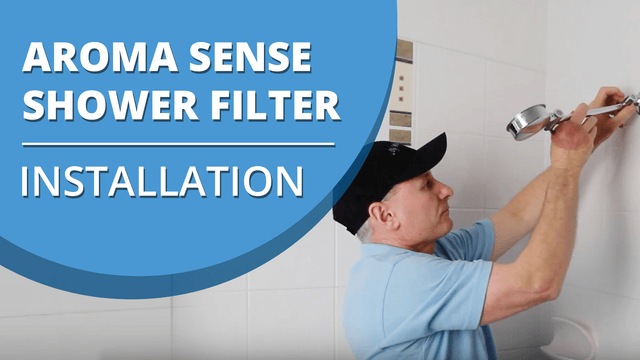 How to Install the Aroma Sense Q Shower Shower Head [Hose and Bracket]