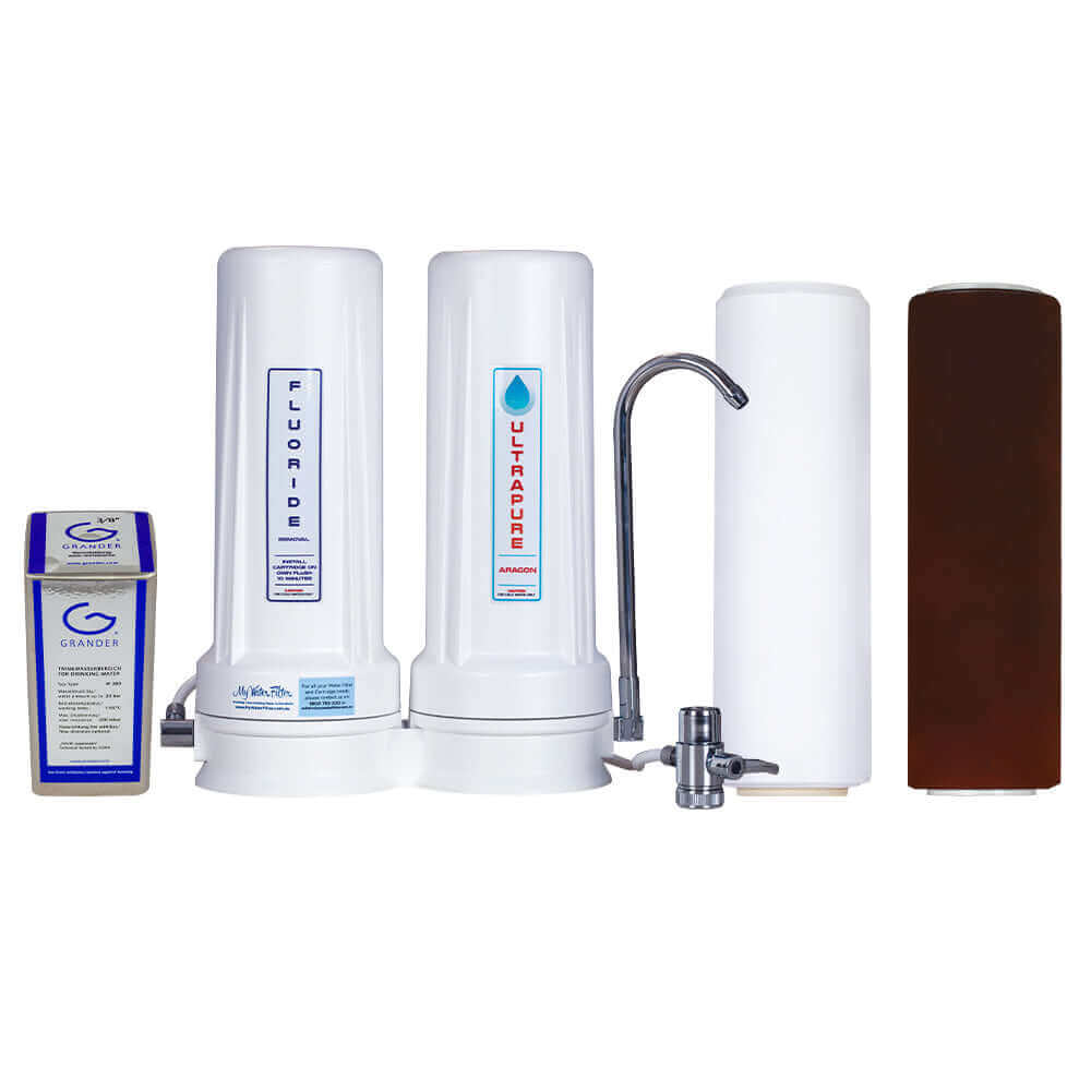 Grander Ultrapure Benchtop Aragon Fluoride Water Filter System | MWF