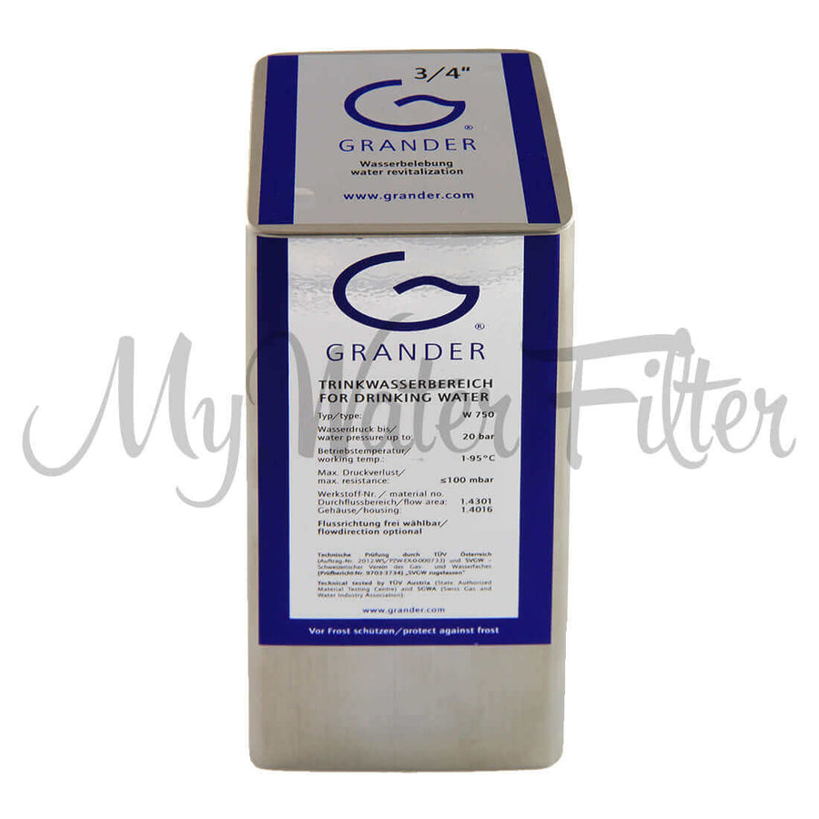 MWF 20" x 4.5" Triple Big Blue Whole House Water Filter System Complete ...